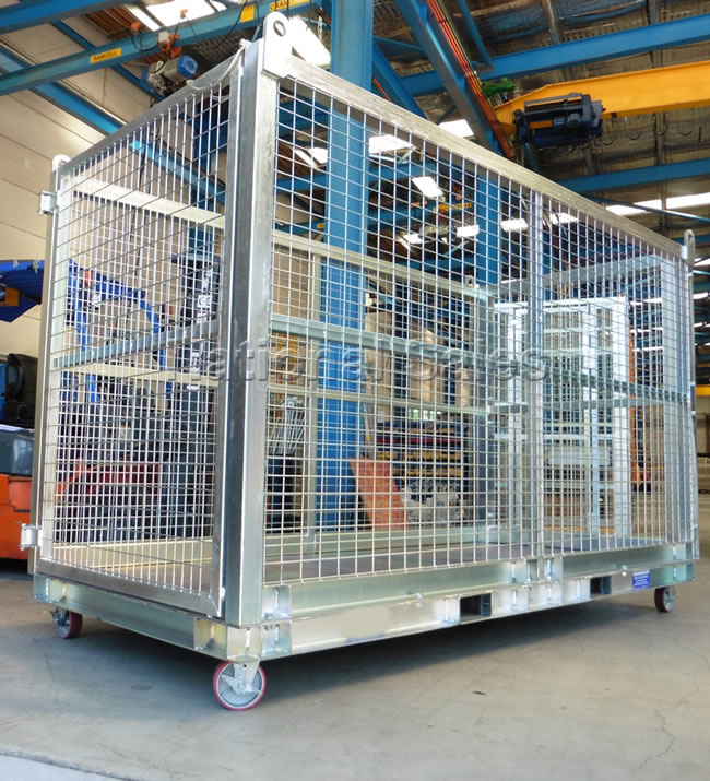 Oversized Crane Cage 2000 Kg WLL | Steel Cage | Steel Stillage Cage ...