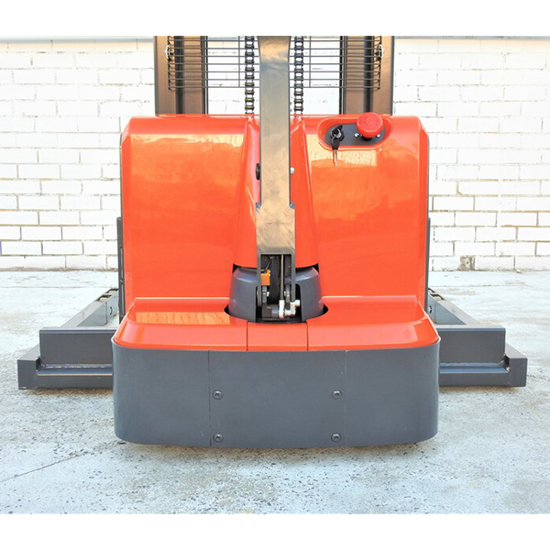 Full Electric Straddle Stacker 1000kg 3000mm Lift | Steel Cage | Steel ...