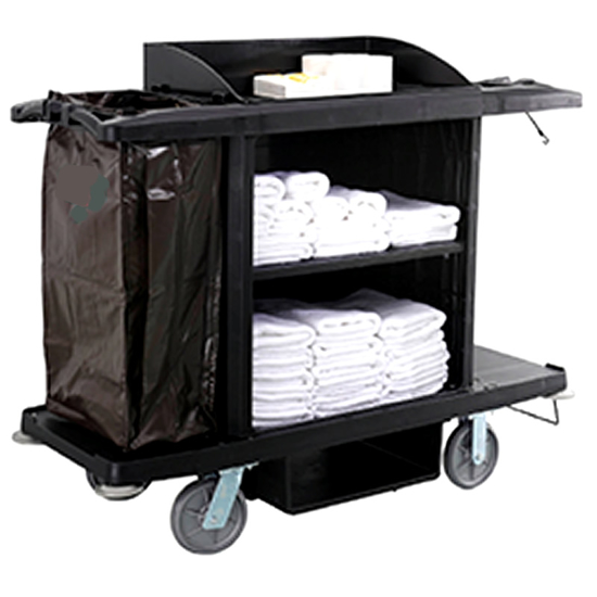 Housekeeping Cart 124cm x 56cm x 123cm | Steel Cage | Steel Stillage ...