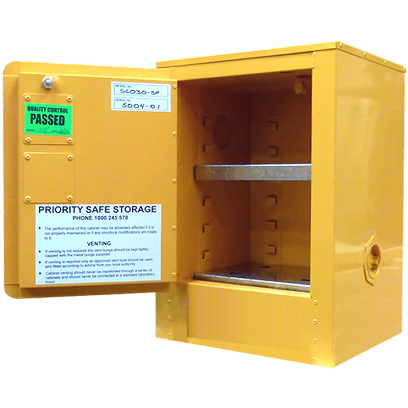 Dangerous When Wet Storage Cabinet 15 Litres | Steel Cage | Steel ...