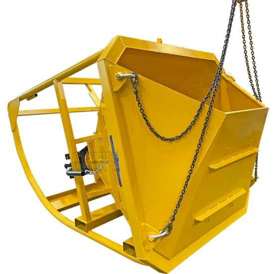Laydown Concrete Kibble 2.0 cum - Manual Slide Valve | Steel Cage ...